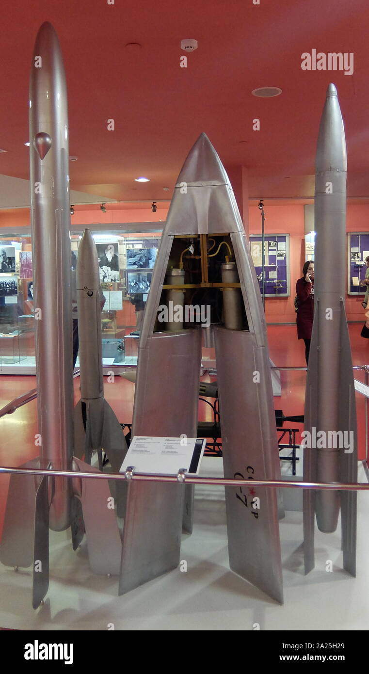 Gird-X rocket, the first Soviet rocket with a liquid-fuelled rocket ...