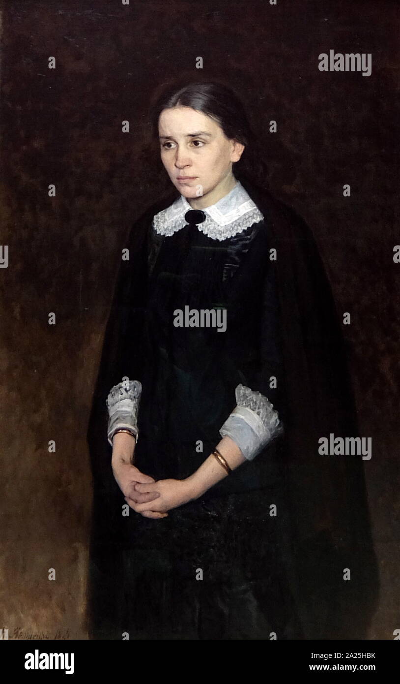 Portrait of Pelageja Strepetova by Nikolai Yaroshenko. Nikolai ...