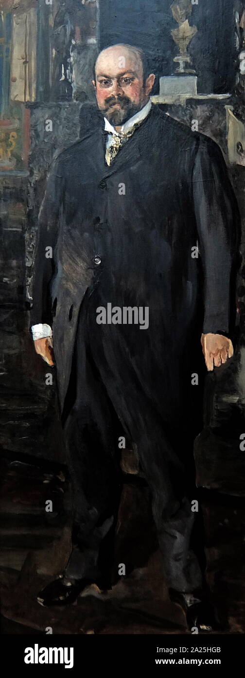 Portrait of M. A. Morozov by Valentin Serov. Valentin Alexandrovich ...