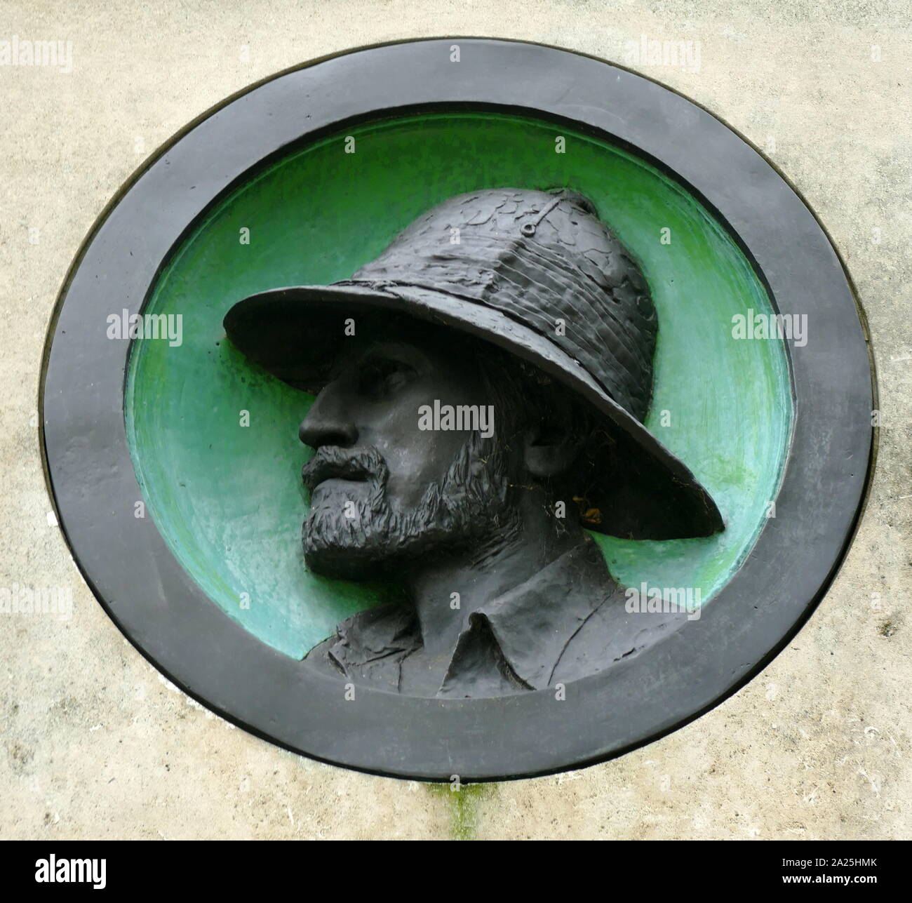 Memorial to the Chindits and Orde Wingate, London. Orde Charles Wingate ...