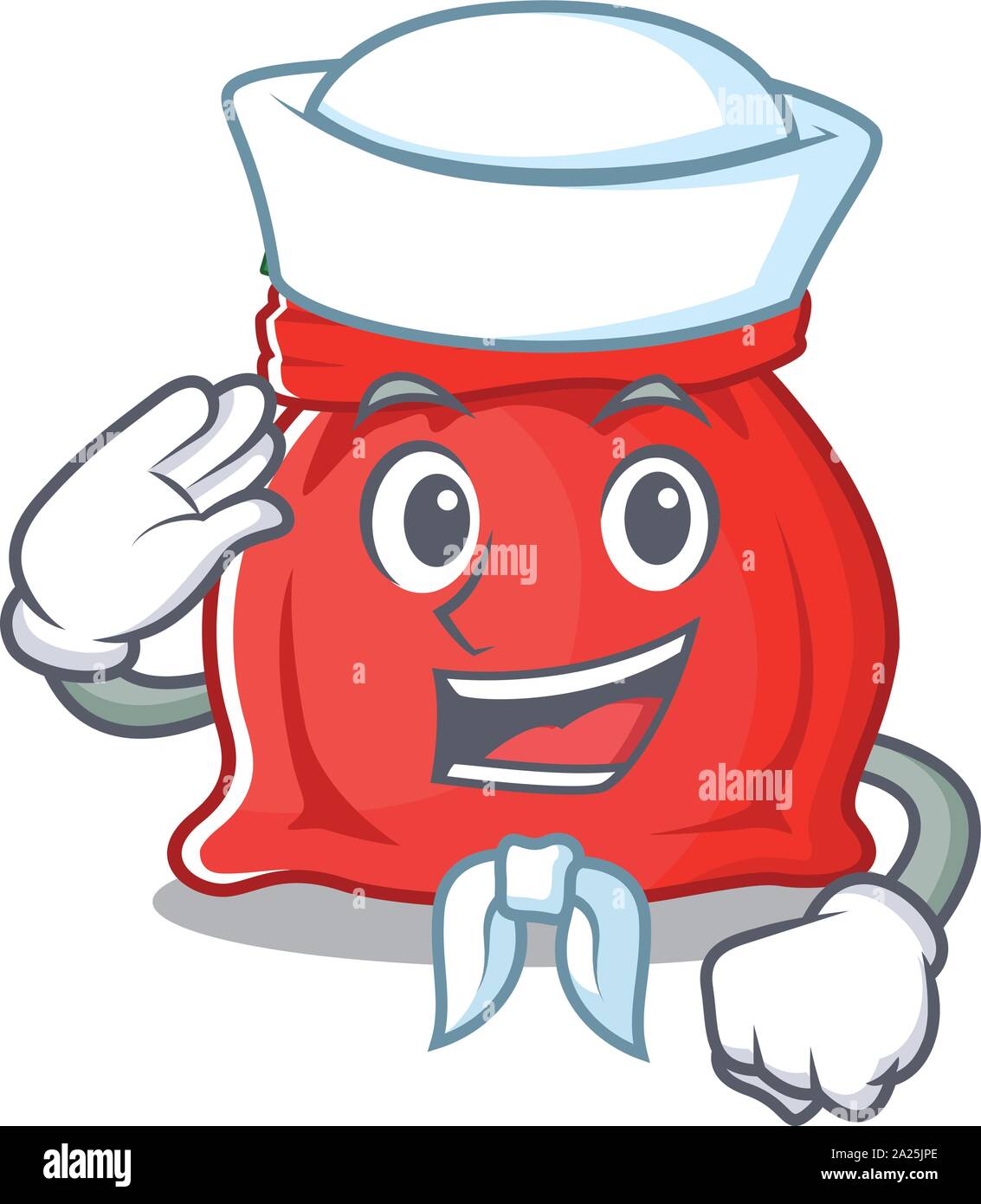 Sailor santa claus bag on a cartoon Stock Vector Image & Art - Alamy