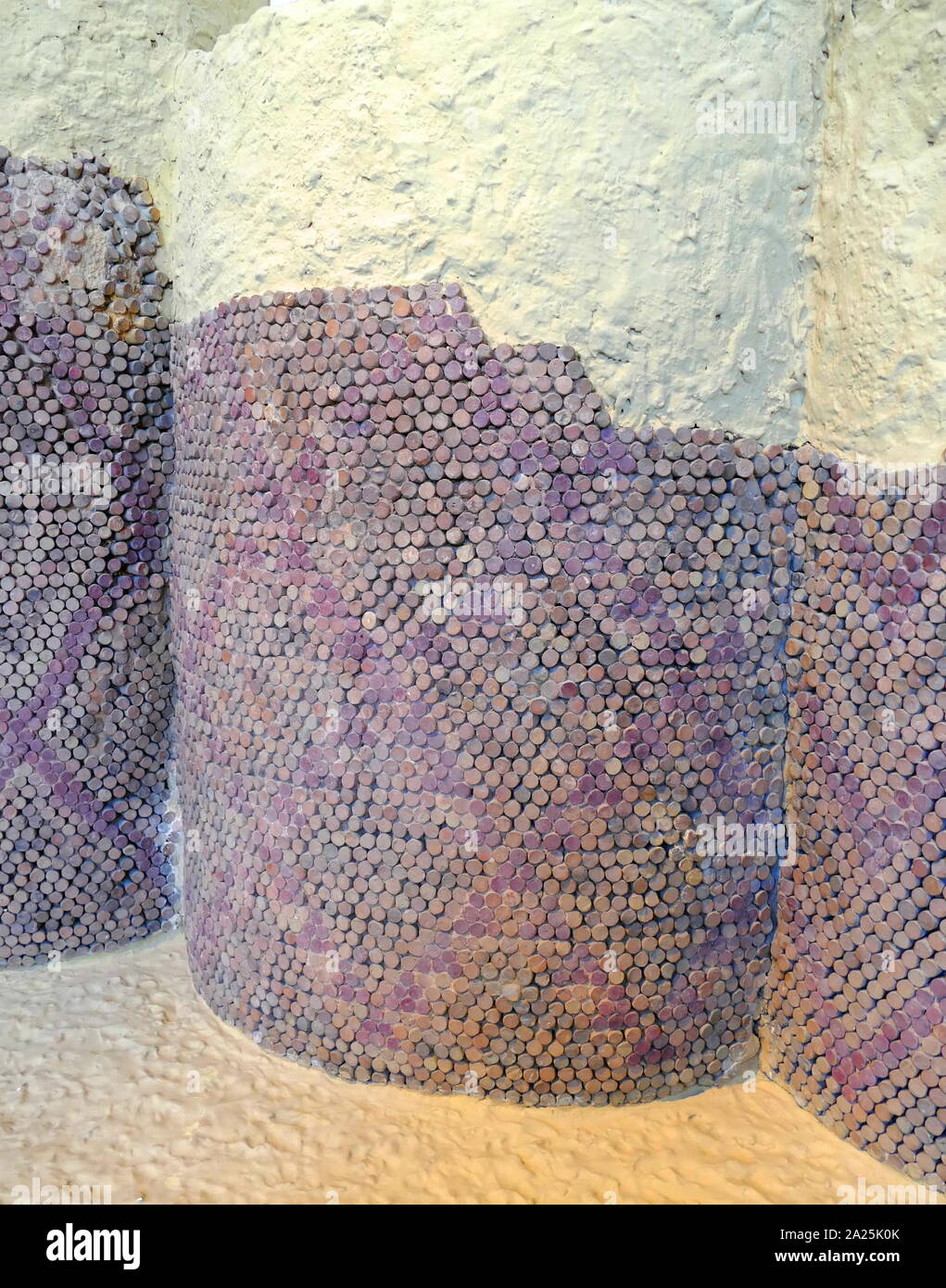 Part the front of the Sumerian, Inanna temple of the Kara Indasch from ...