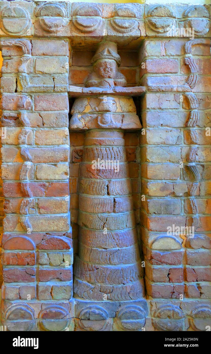 Part the front of the Sumerian, Inanna temple of the Kara Indasch from ...