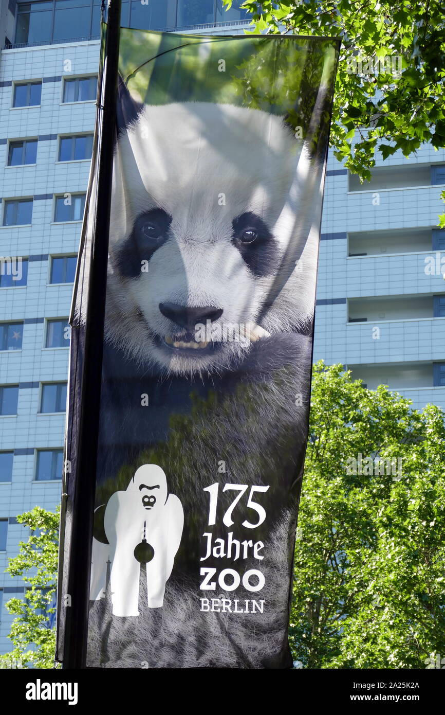 The Berlin Zoological Garden, in Germany. Opened in 1844 it covers 35 ...