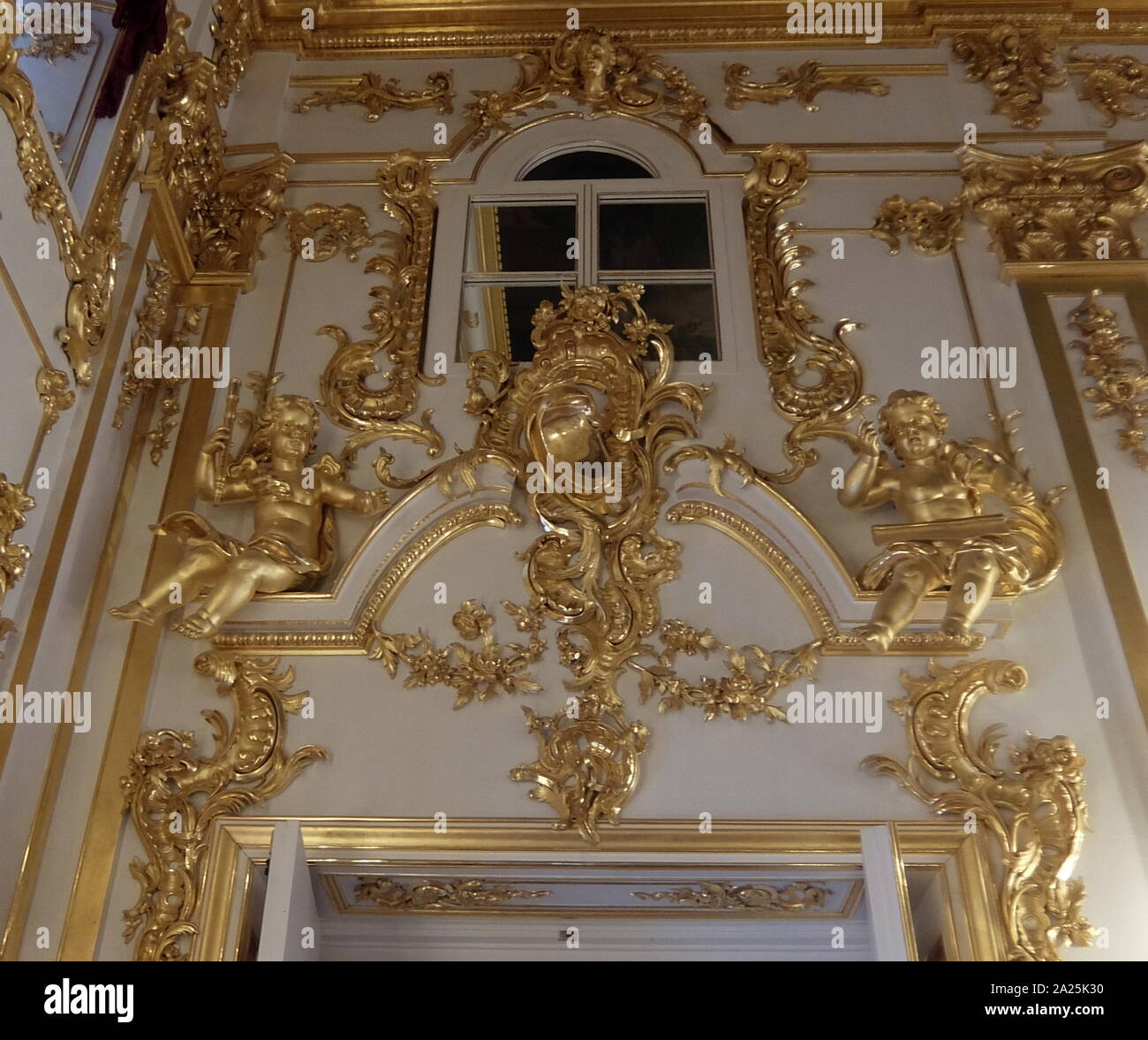 Peterhof Palace, a series of palaces and gardens located in Petergof ...