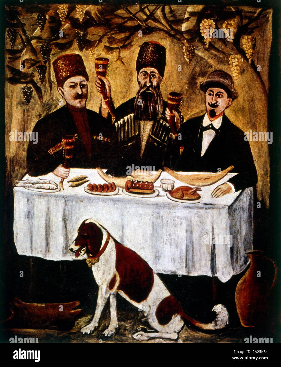 Georgian primitivist painter hi-res stock photography and images - Alamy