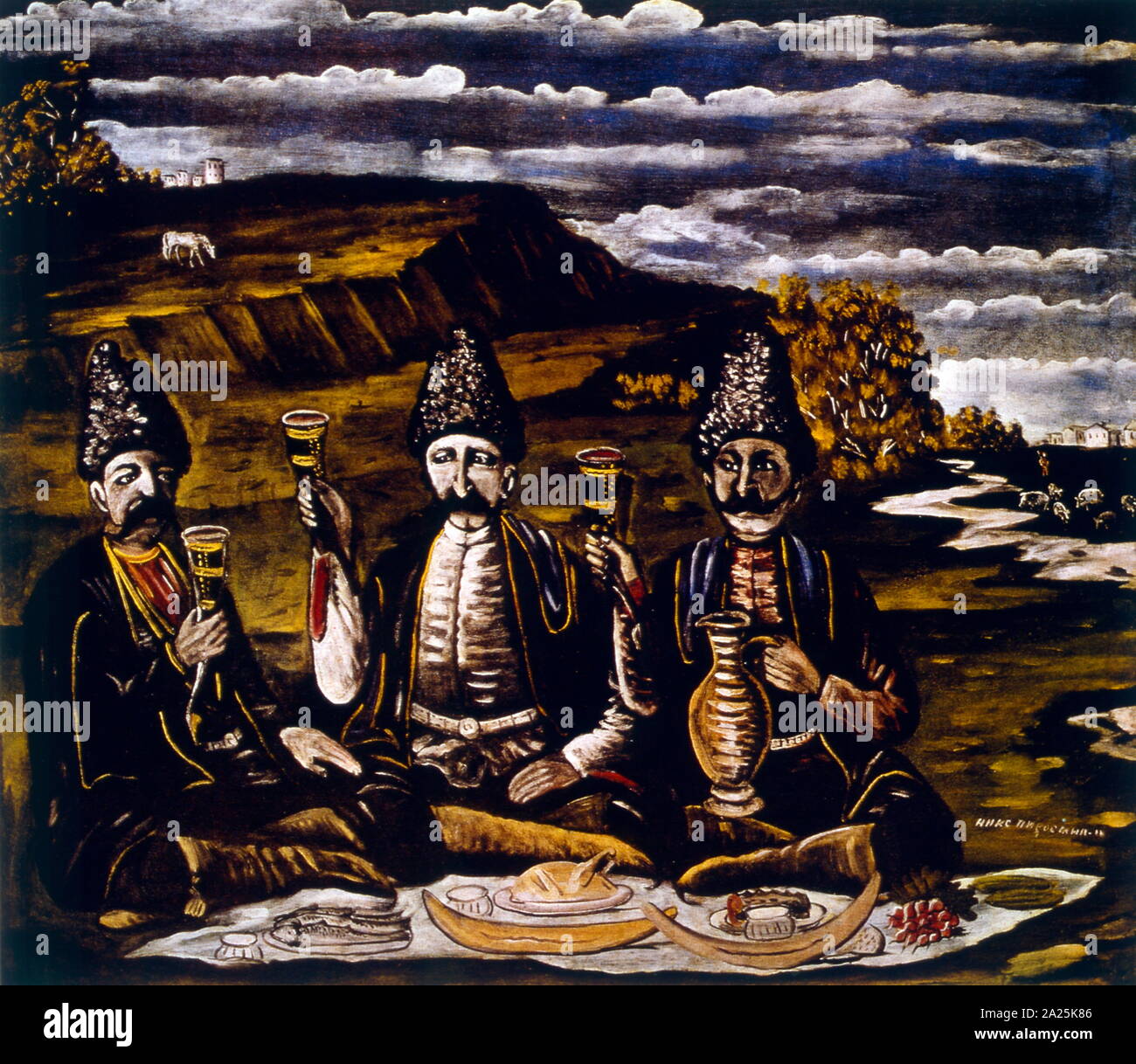 Georgian primitivist painter hi-res stock photography and images - Alamy