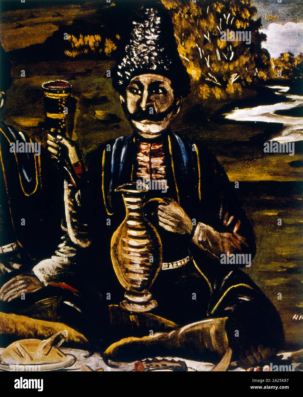 Georgian primitivist painter hi-res stock photography and images - Alamy