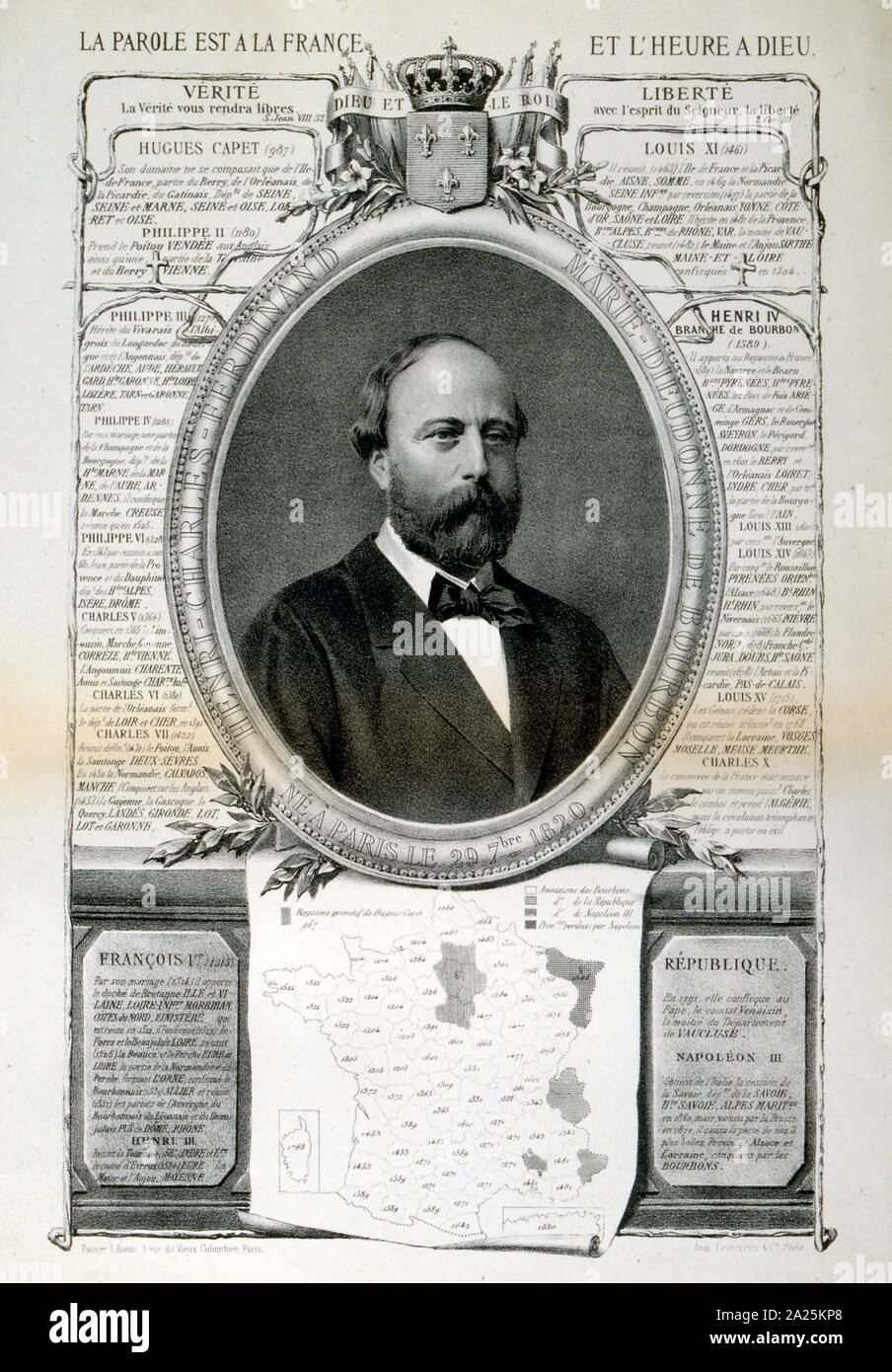 Count chambord henri charles ferdinand de bourbonne hi-res stock ...