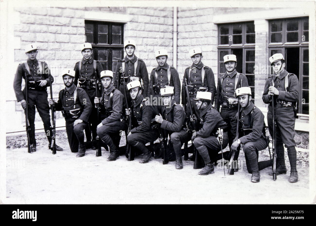 French legionnaires colonial soldiers depicted on a postcard 1915 ...