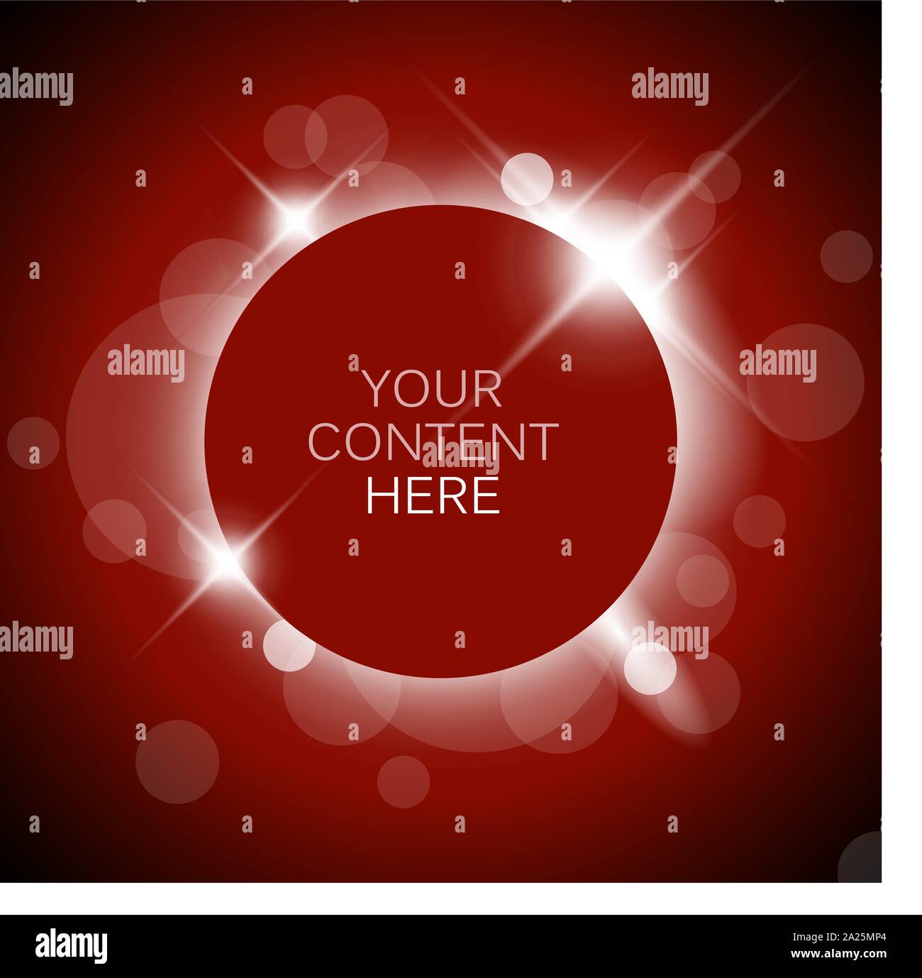 Abstract red background with place for your content Stock Vector Image ...