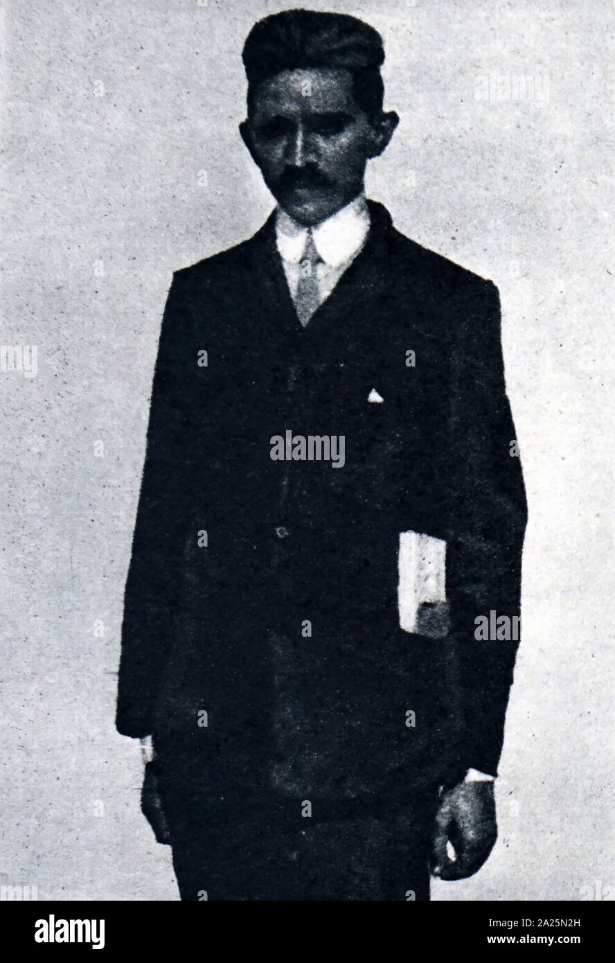 Photograph of Mahatma Gandhi. Mohandas Karamchand Gandhi (1869-1948) an ...