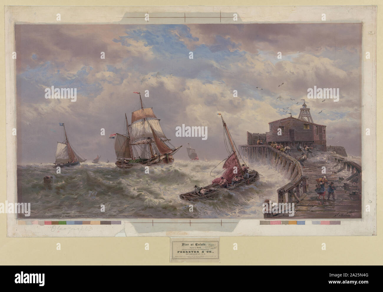 Pier at Calais Stock Photo - Alamy