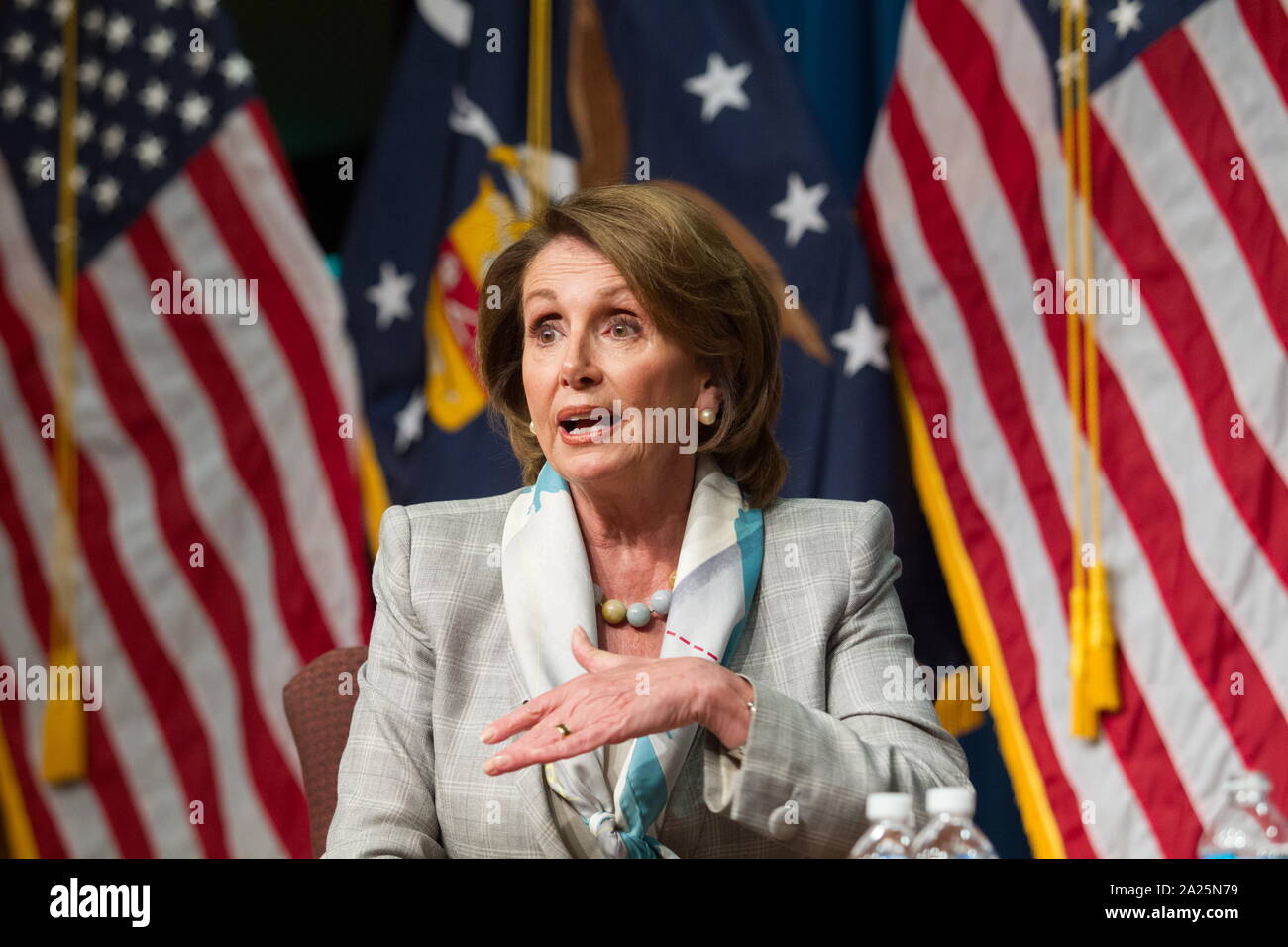 Photograph of Nancy Pelosi. Nancy Patricia Pelosi (1940-) an American ...