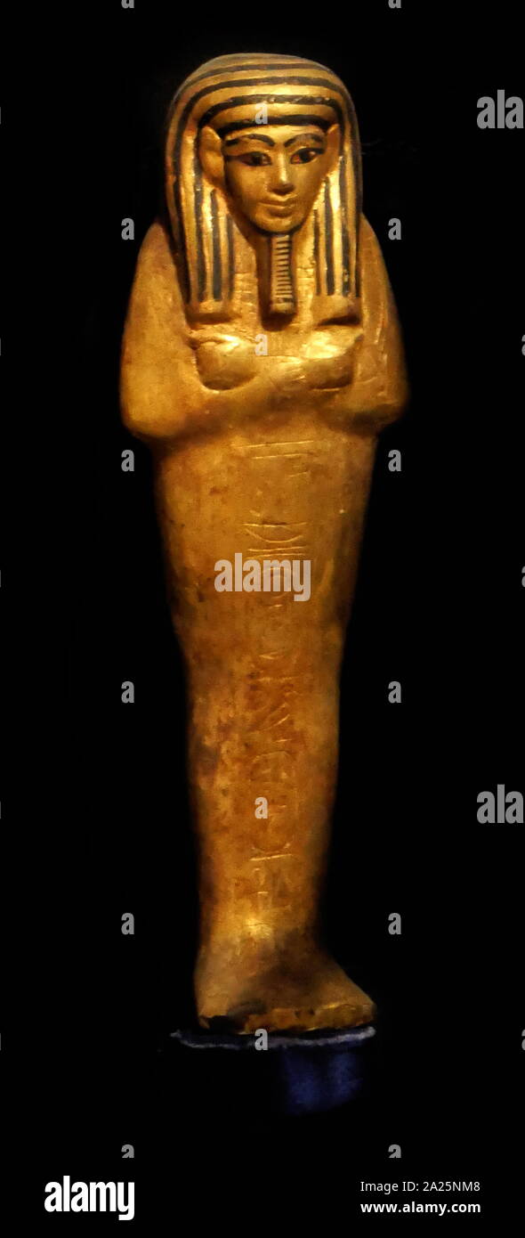 Shawabti figures in the form of king tutankhamen Stock Photo - Alamy