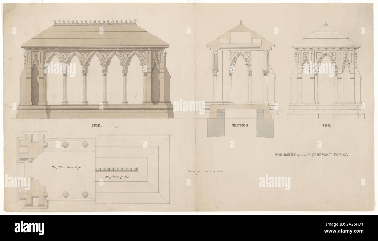 Pierrepont family monument, Green-Wood Cemetery, New York City ...