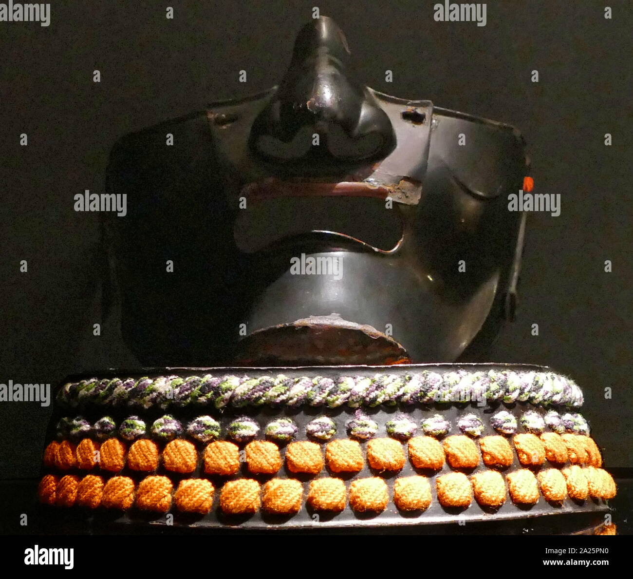 17th century Samurai warrior helmet Stock Photo - Alamy