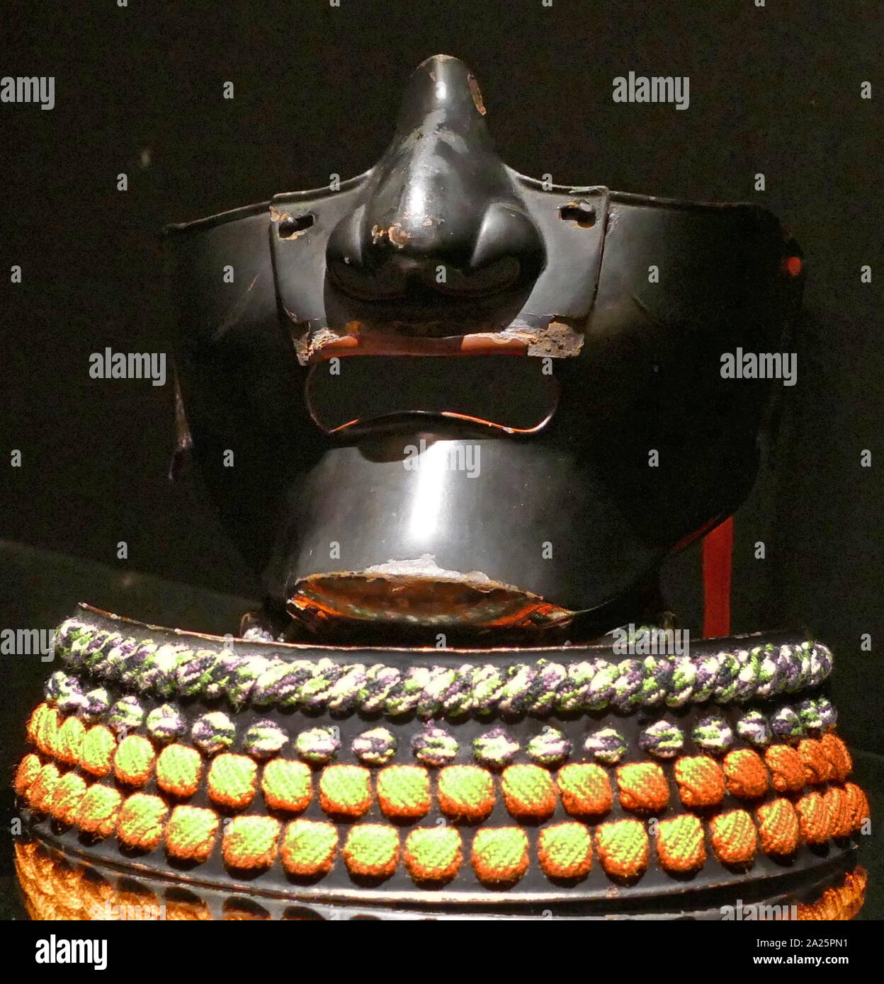 17th century Samurai warrior helmet Stock Photo - Alamy