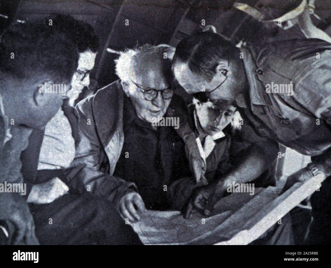 Moshe dayan and david ben gurion hi-res stock photography and images ...