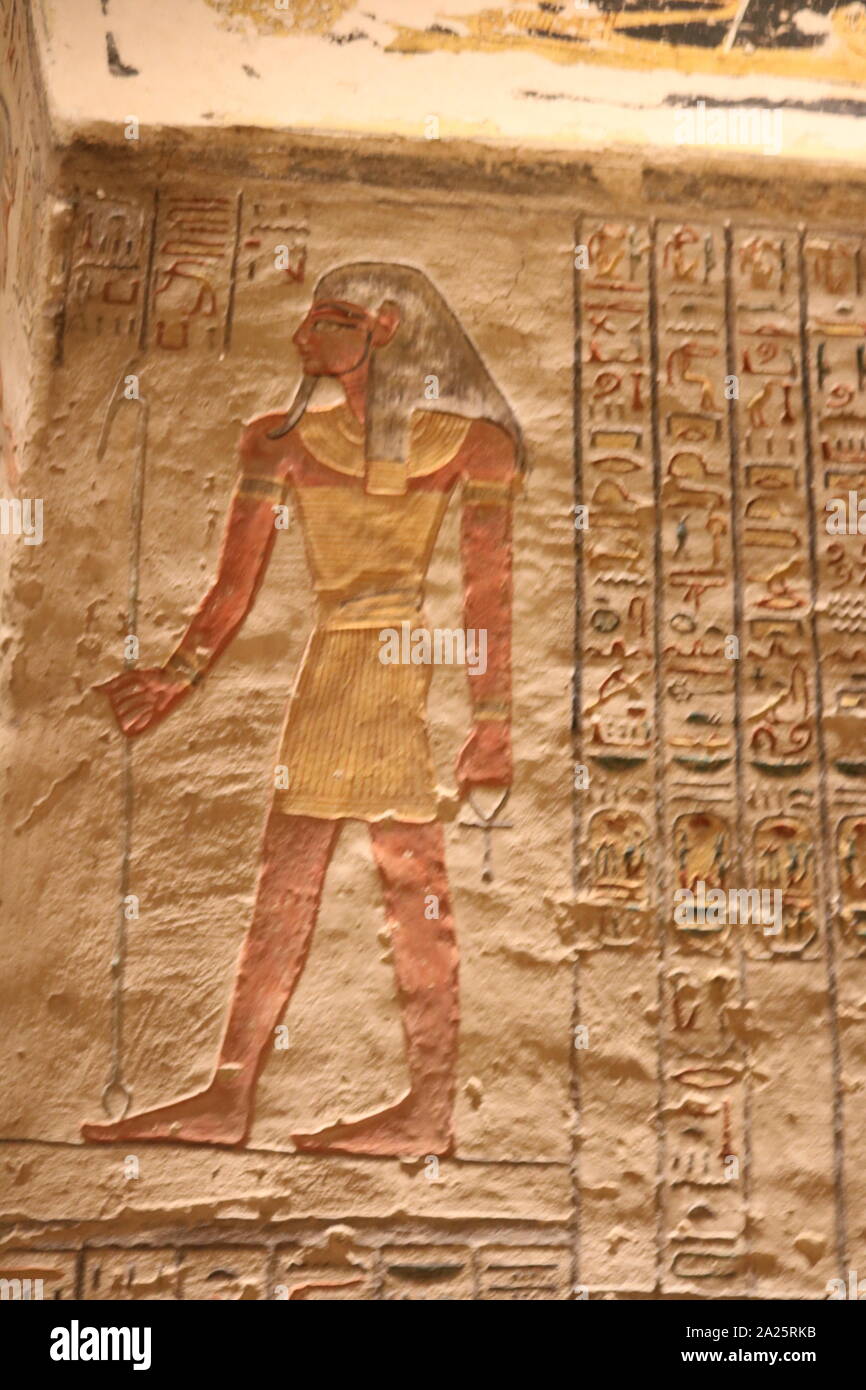 Tomb KV9 in Egypt's Valley of the Kings was originally constructed by ...
