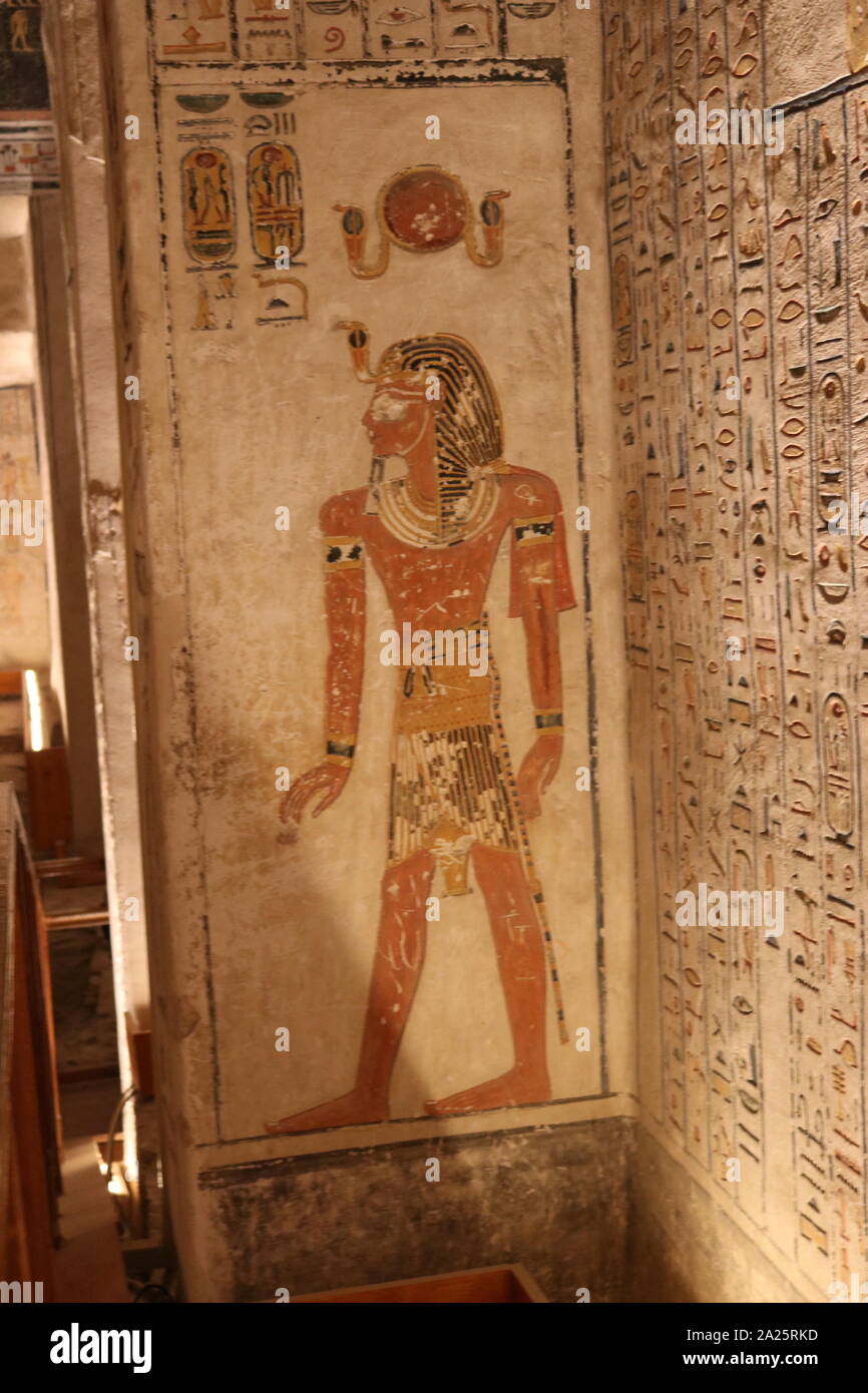 Tomb KV9 in Egypt's Valley of the Kings was originally constructed by ...