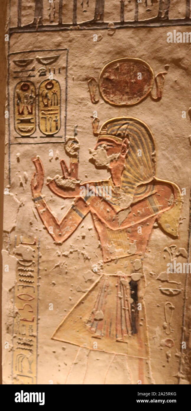 Tomb KV9 in Egypt's Valley of the Kings was originally constructed by ...