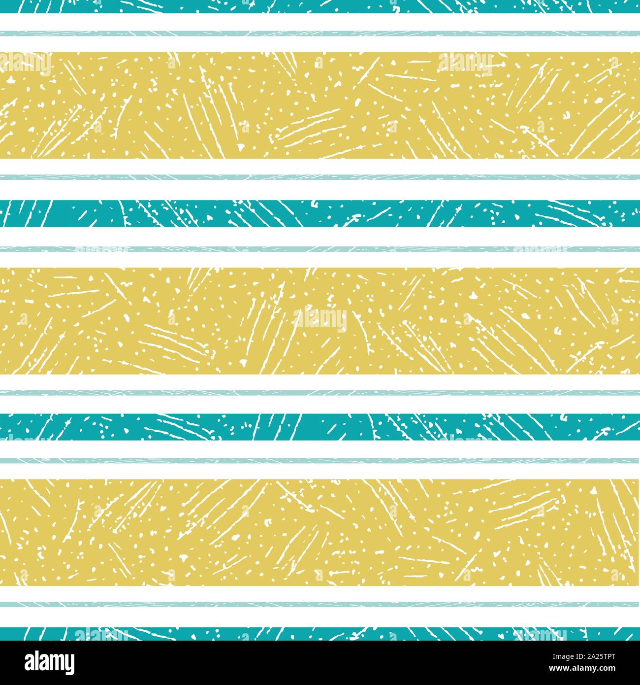 Modern saffron color and aqua blue stripe design with etched texture ...