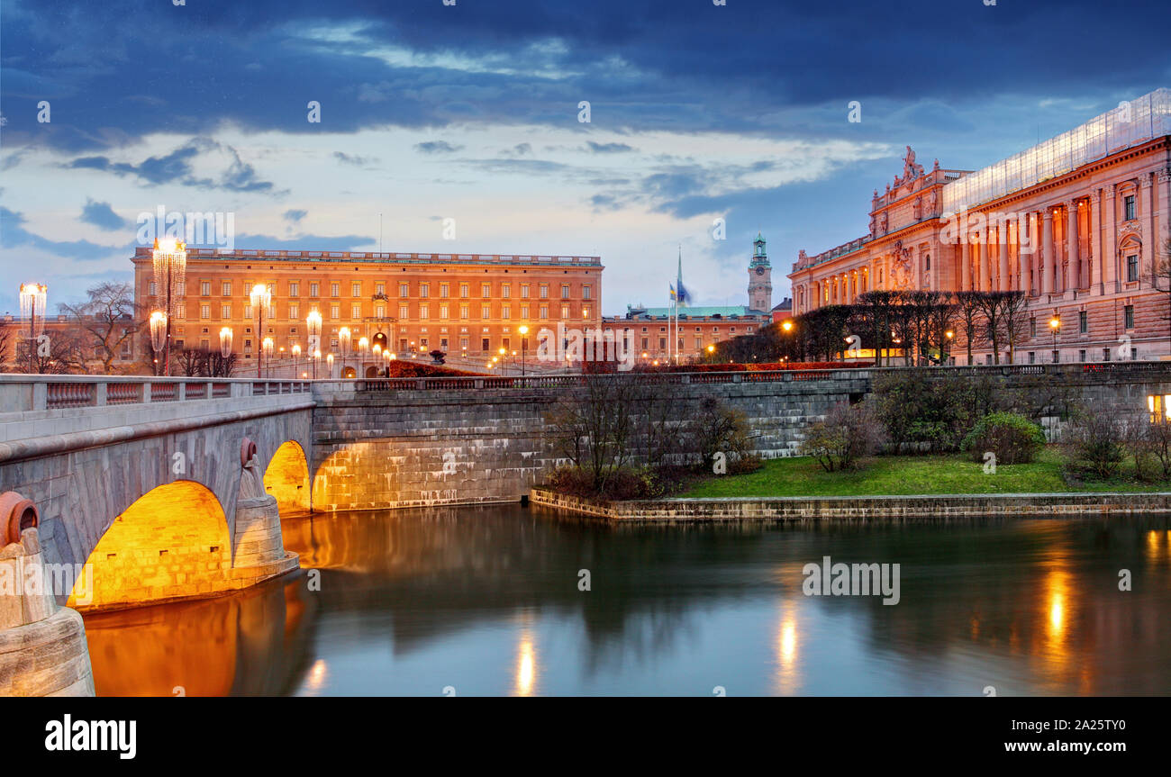 Stockholm norrbro bridge hi-res stock photography and images - Alamy