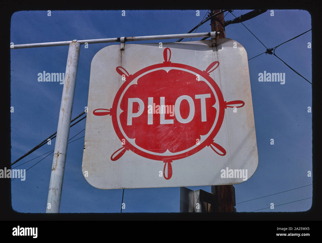 Pilot gasoline sign hi-res stock photography and images - Alamy