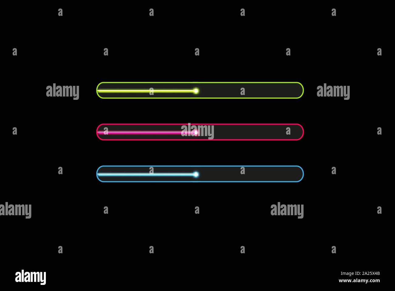 Green loading progress bar downloading hi-res stock photography and ...