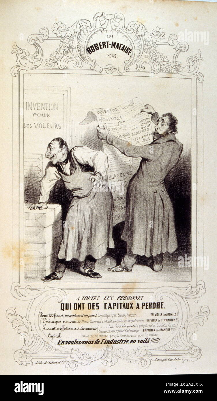 the series of Robert Macaire is highly significant. Composed and drawn ...