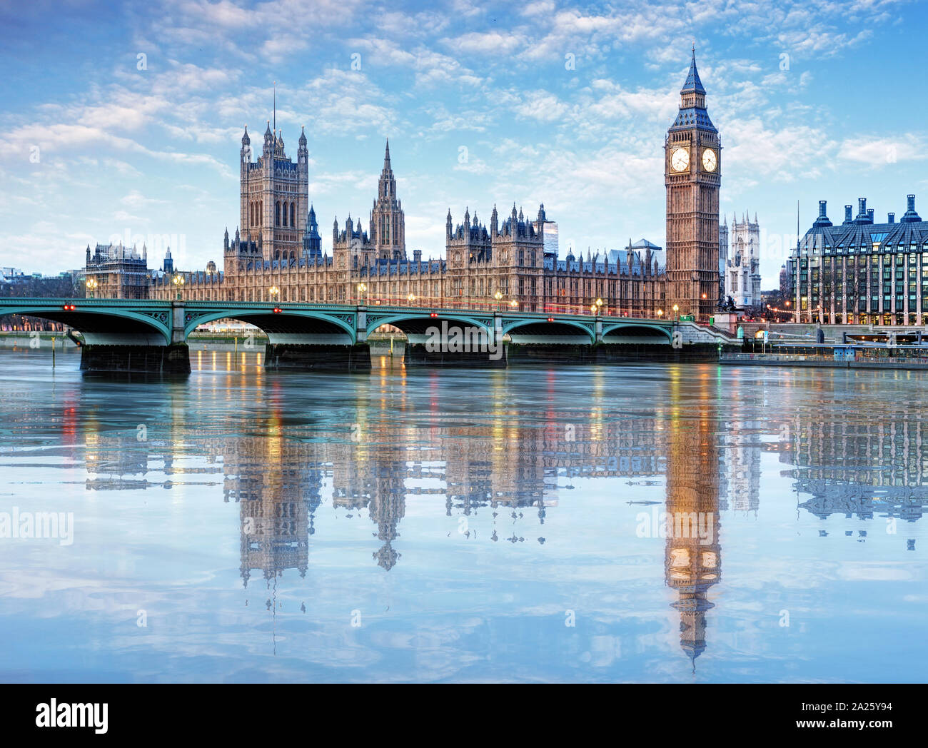 London - Big ben and houses of parliament, UK Stock Photo - Alamy