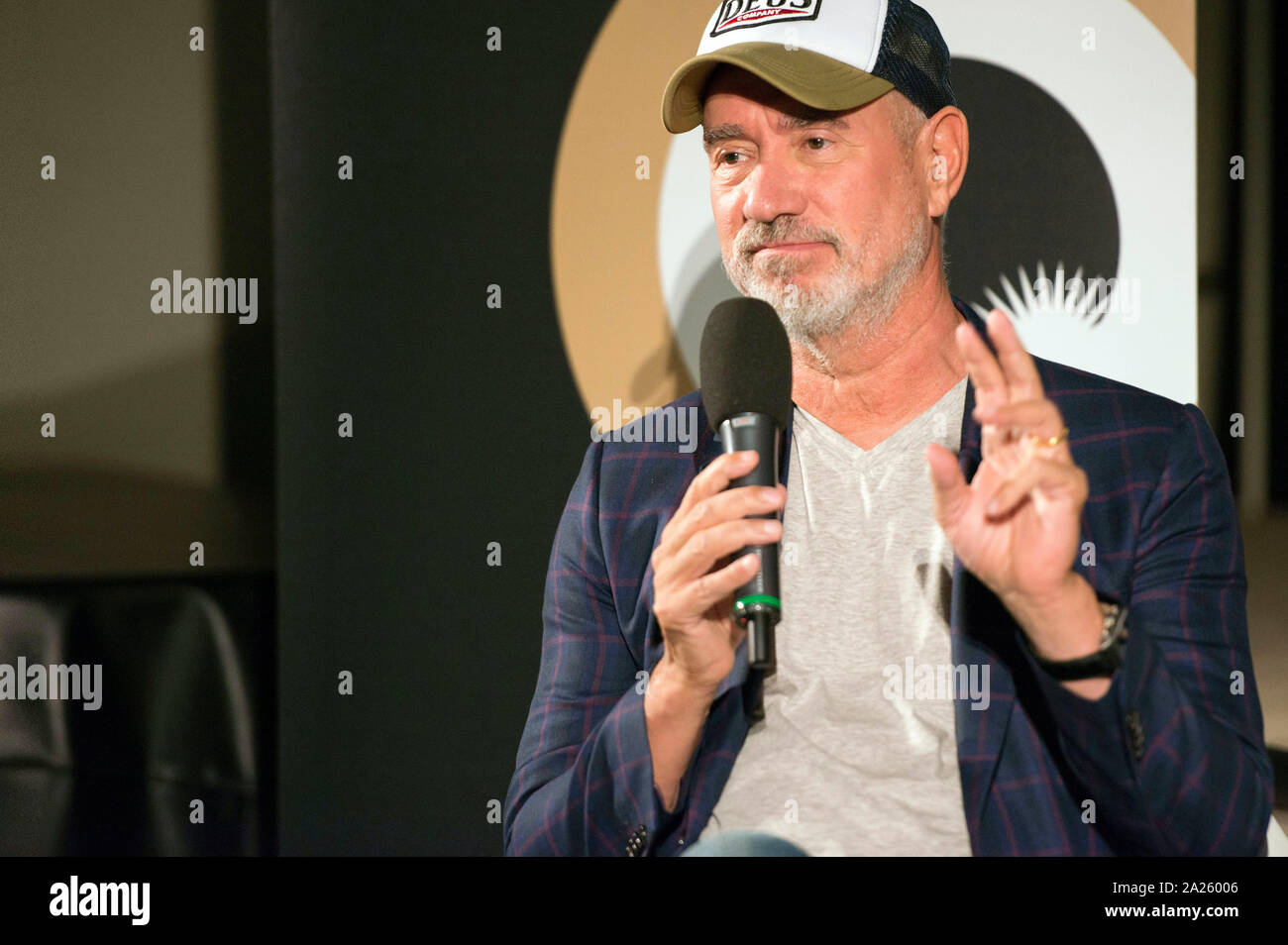 Roland Emmerich at the ZFF Masters podium discussion in the Filmpodium ...