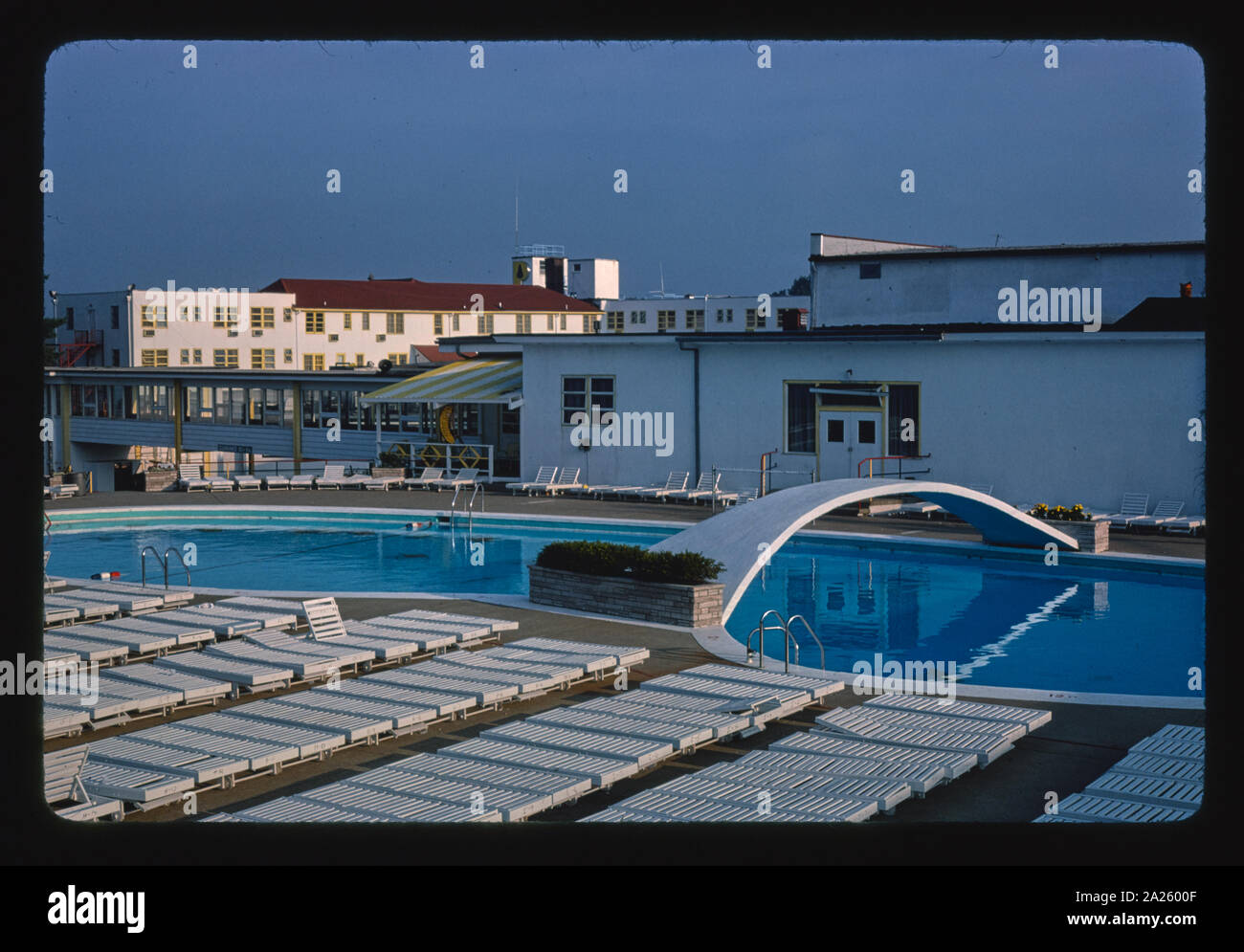 Pines, pool A.M., New York Stock Photo - Alamy