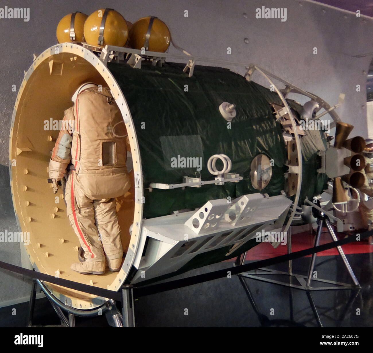 Airlock of the Mir space station that operated in low Earth orbit from 1986 to 2001, operated by ...