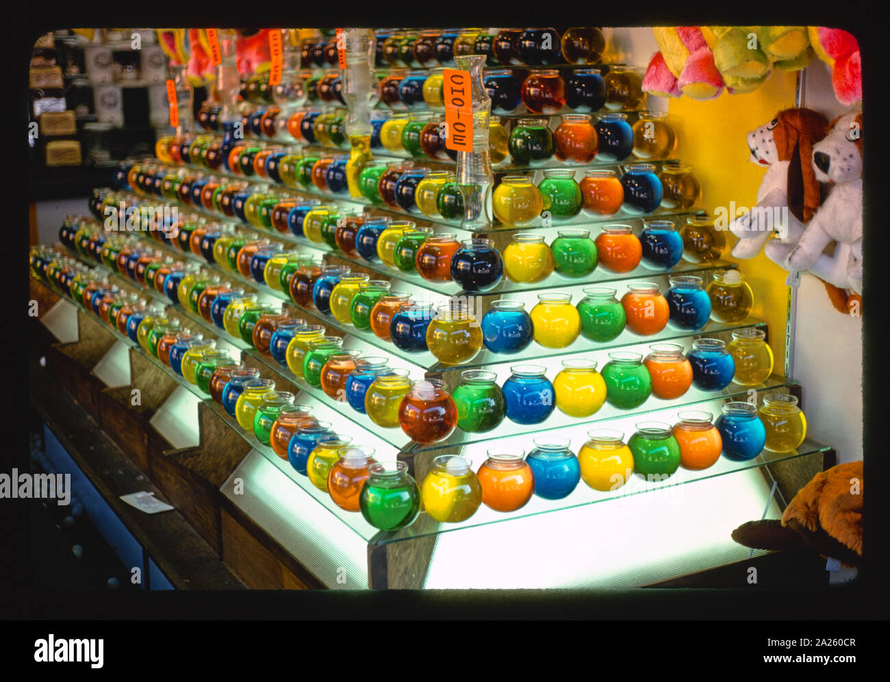 Ping pong ball booth, Long Branch, New Jersey Stock Photo - Alamy