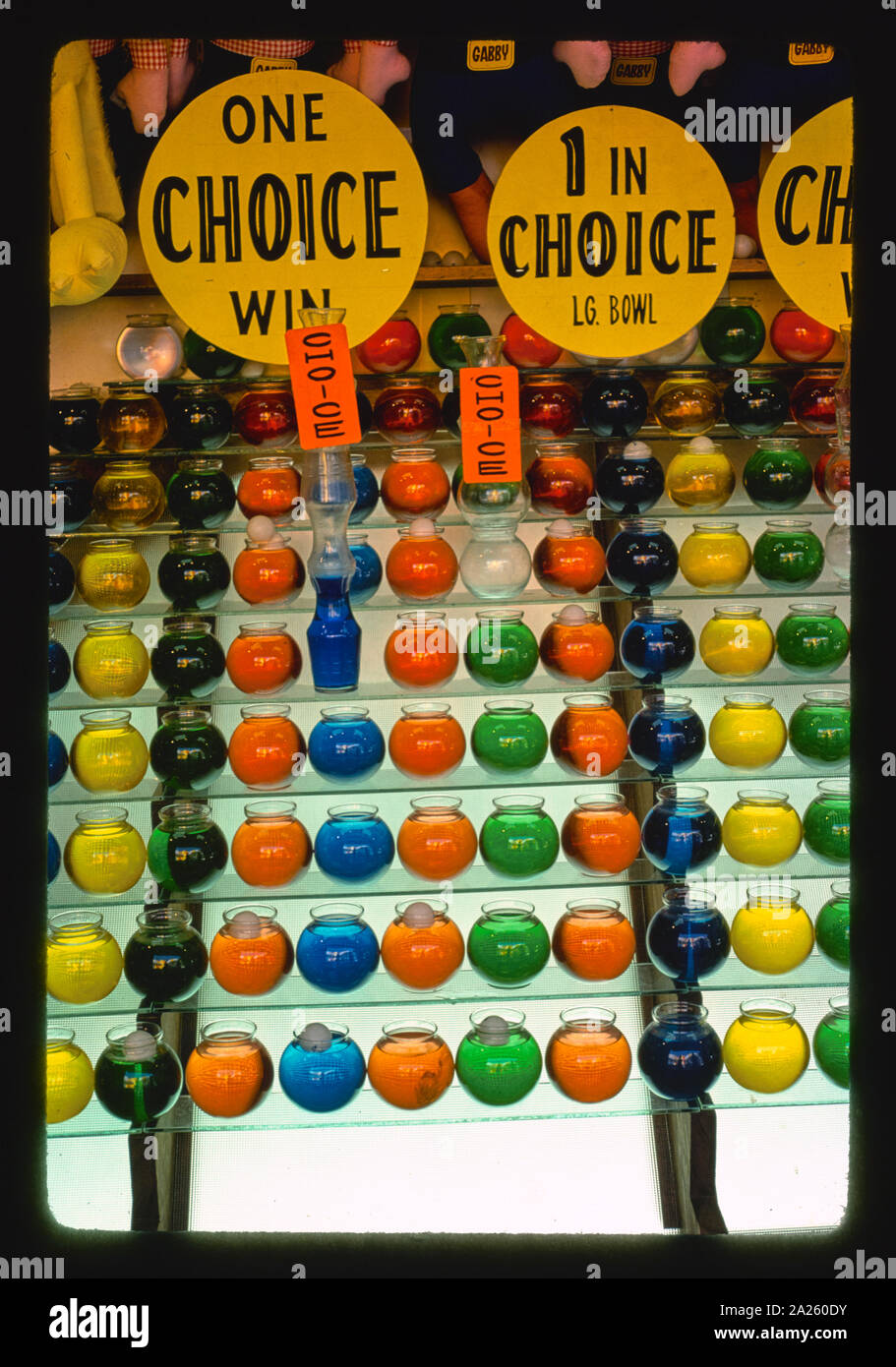 Ping pong ball booth, Long Branch, New Jersey Stock Photo - Alamy
