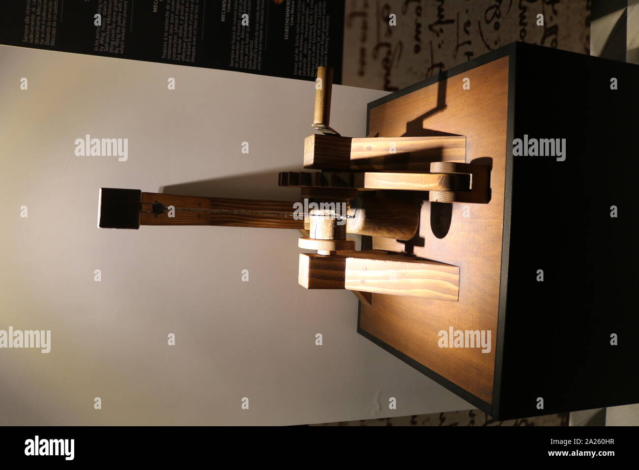Reconstruction of a SELF-BLOCKING MECHANISM, based upon a drawing by ...