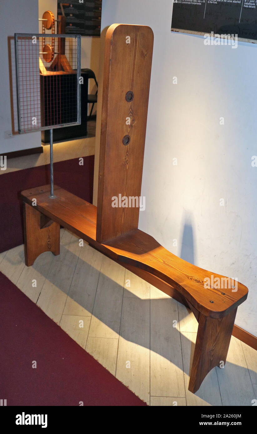 Re-construction of a Perspectograph, based on a drawing in CODEX ...