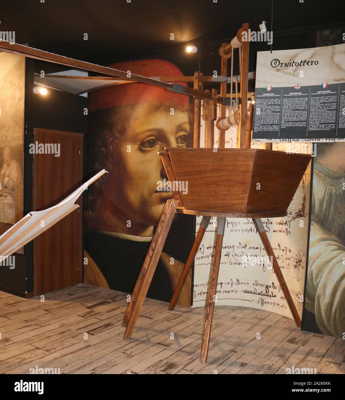 Leonardo da vinci flying machine hi-res stock photography and images ...