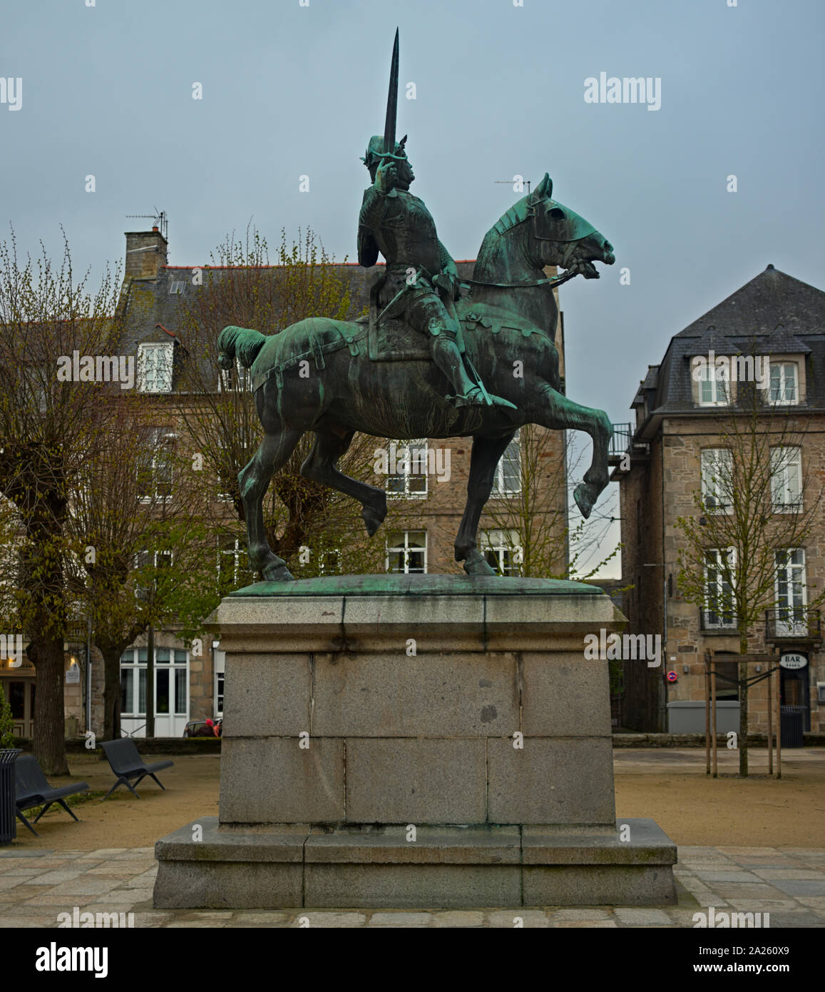 Bronze statue horse rider hi-res stock photography and images - Alamy