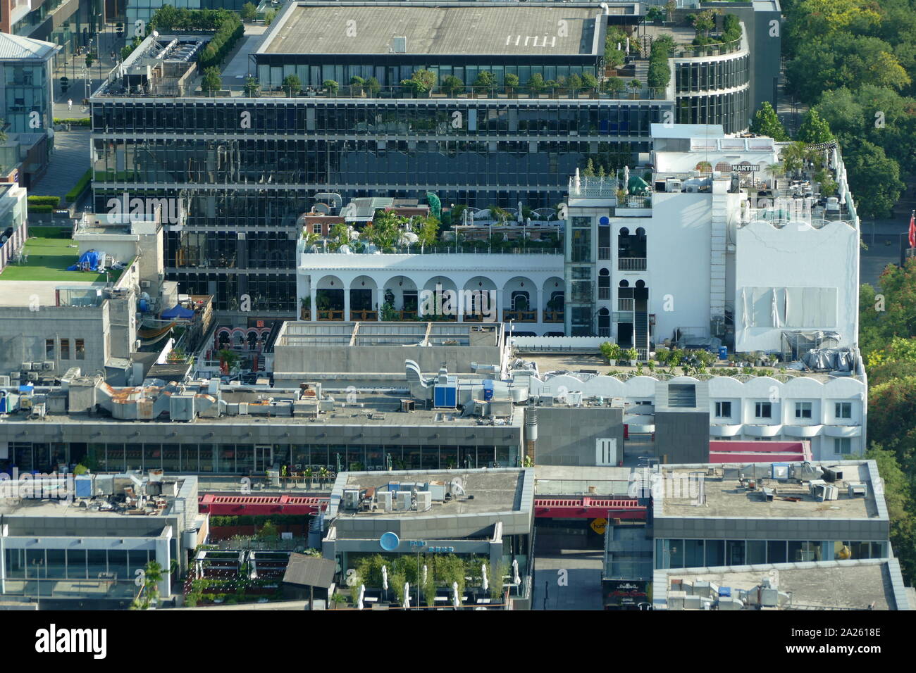 Residential apartment blocks in Beijing, china. 2019. Beijing is the ...