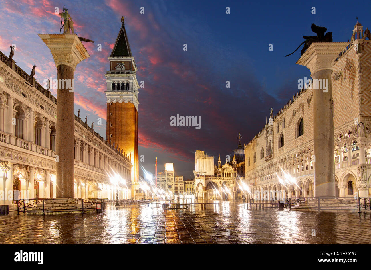 San Marco square, Venice Italy Stock Photo - Alamy