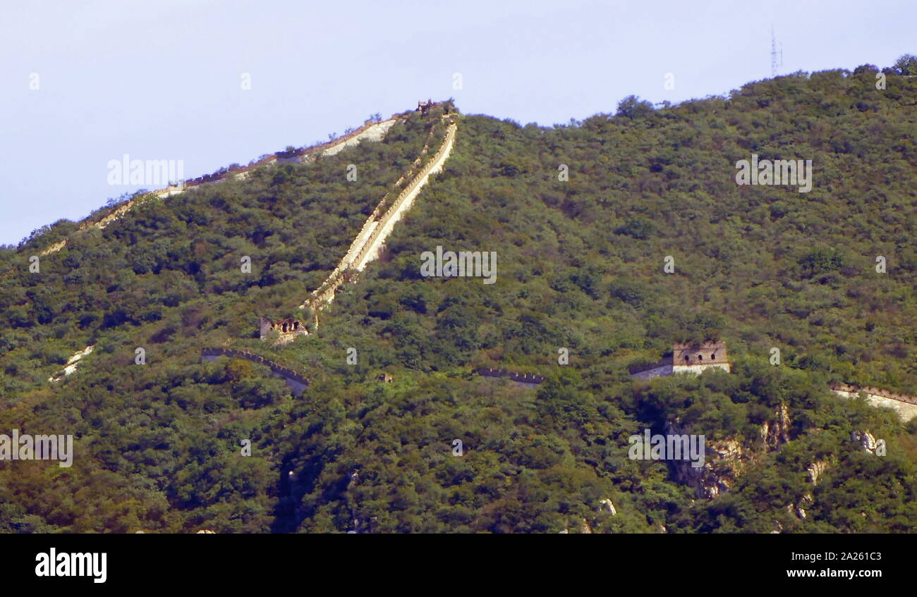 The Great Wall of China, built across the historical northern borders ...