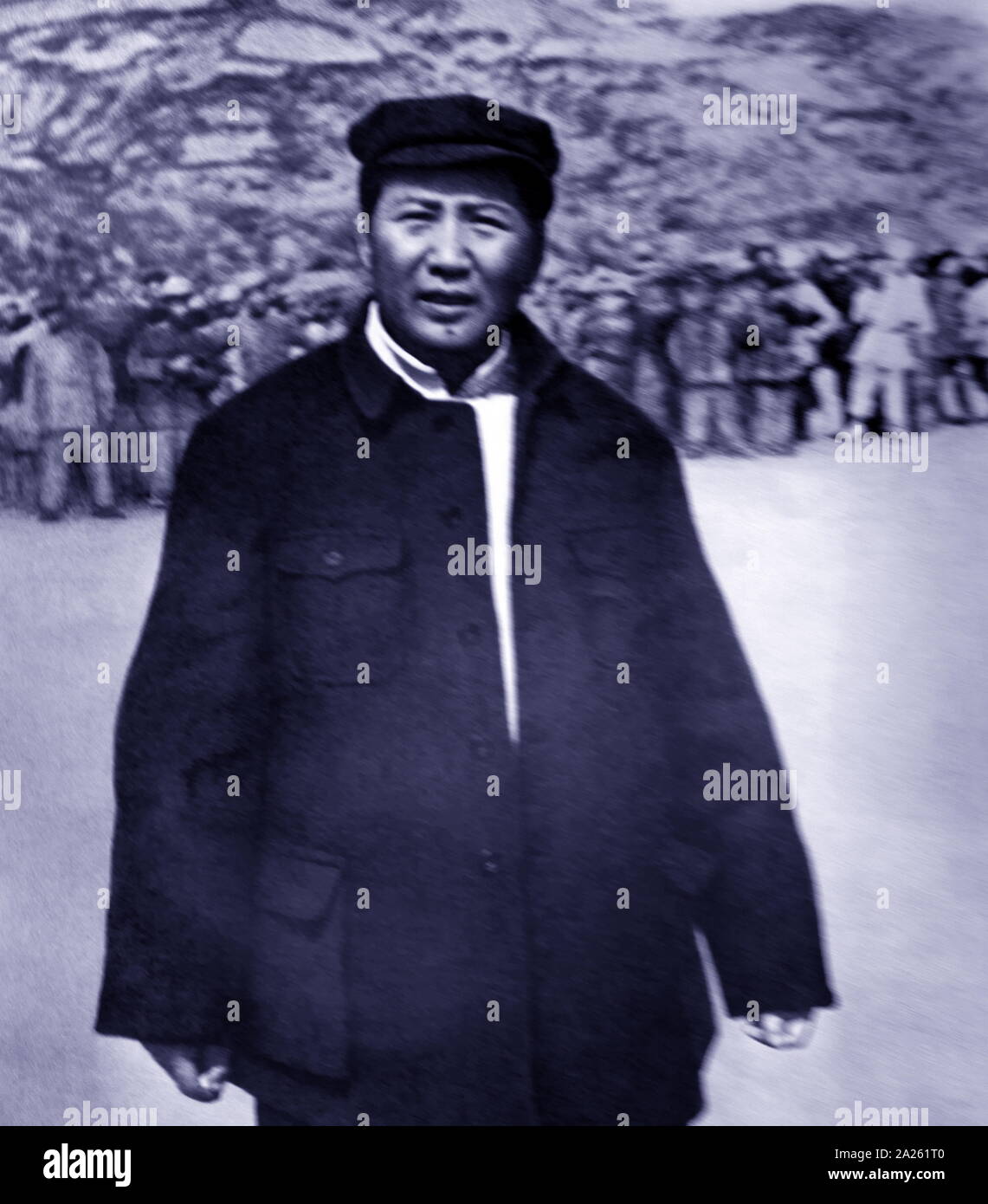 Chairman Mao in Yenan (1945), Mao Zedong (1893 - September 9, 1976 ...