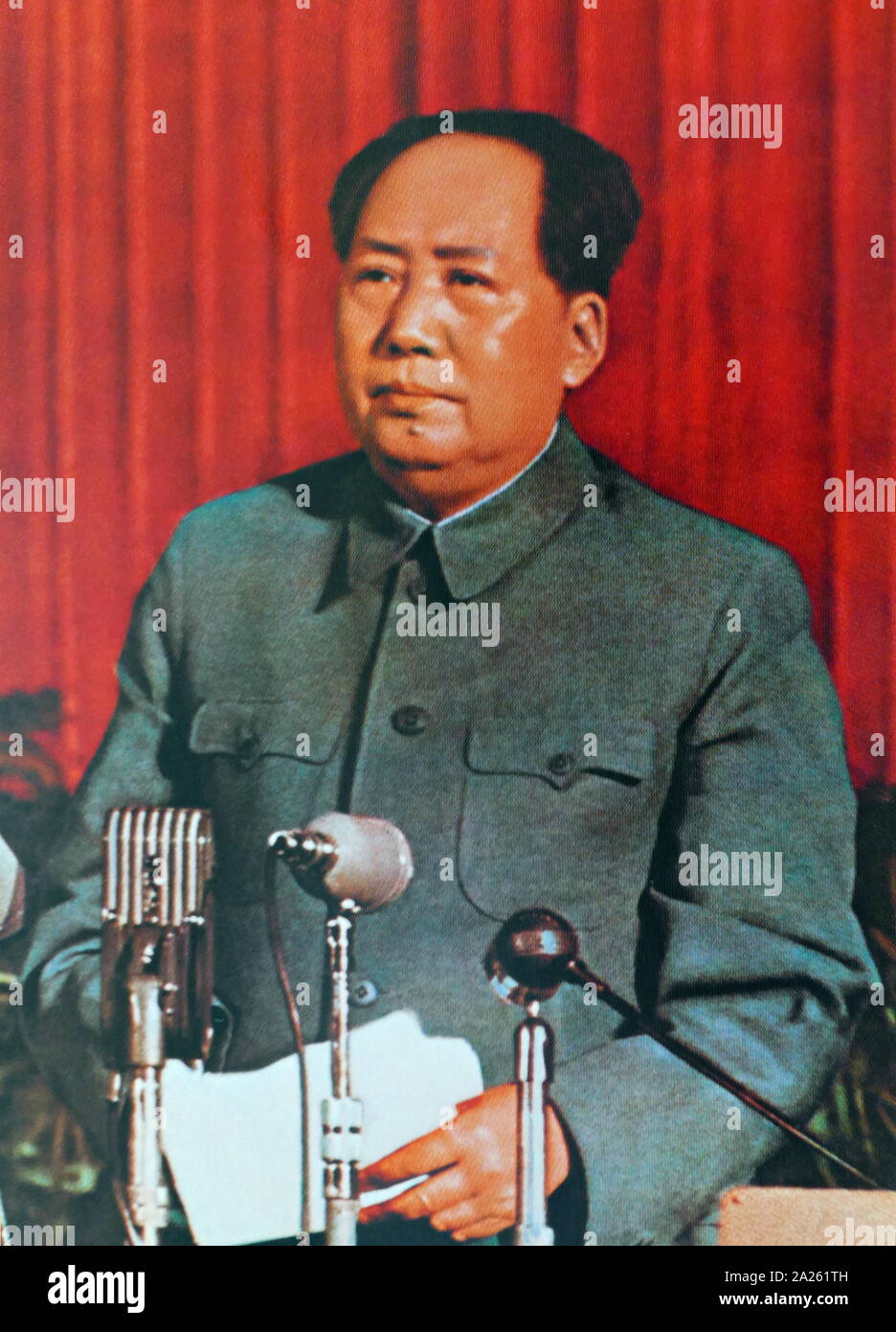 Chairman Mao in Beijing. (1967). Mao Zedong (1893 - 1976), also known ...