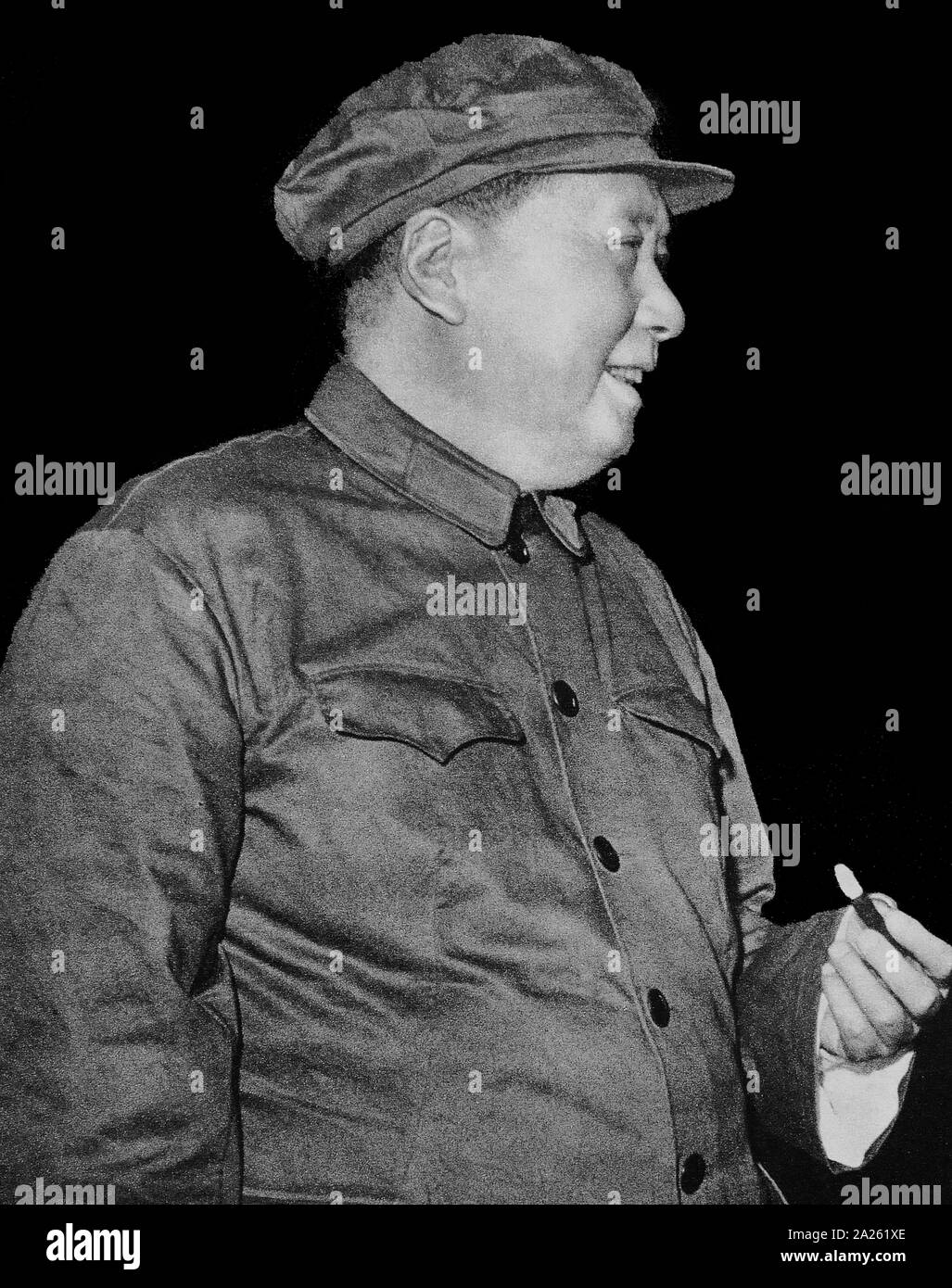Mao zedong 1893 1976 chinese revolutionary Black and White Stock Photos ...