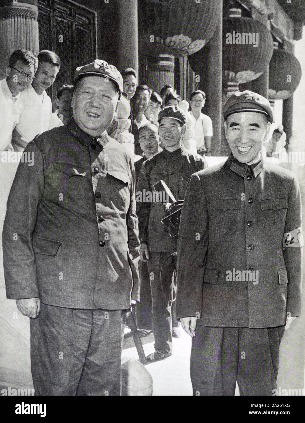 Lin Biao with Mao Zedong, 1966. Lin Biao (1907 - 1971). Lin became ...