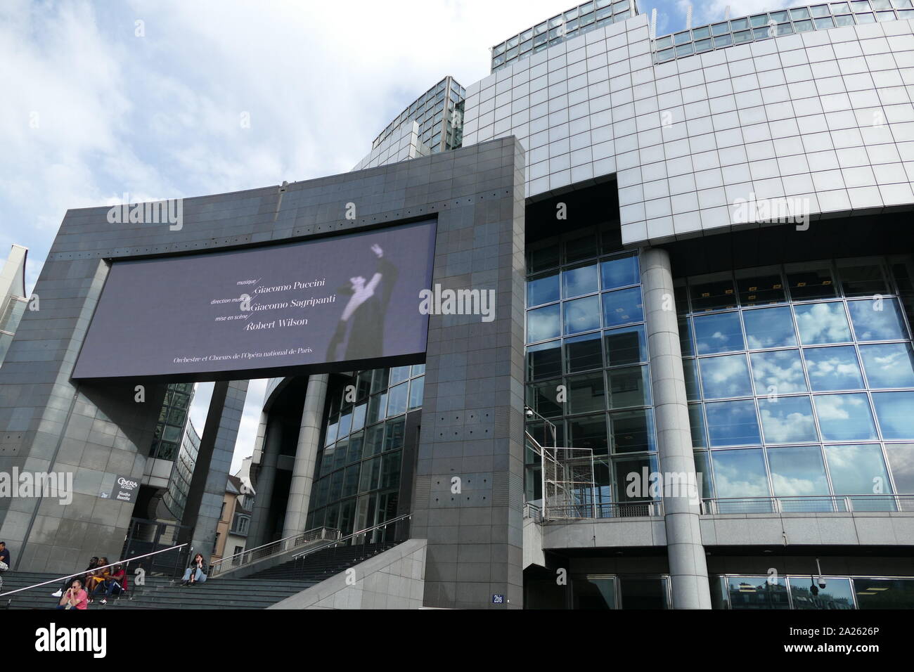 The Opera Bastille (Bastille Opera House) is a modern opera house in ...