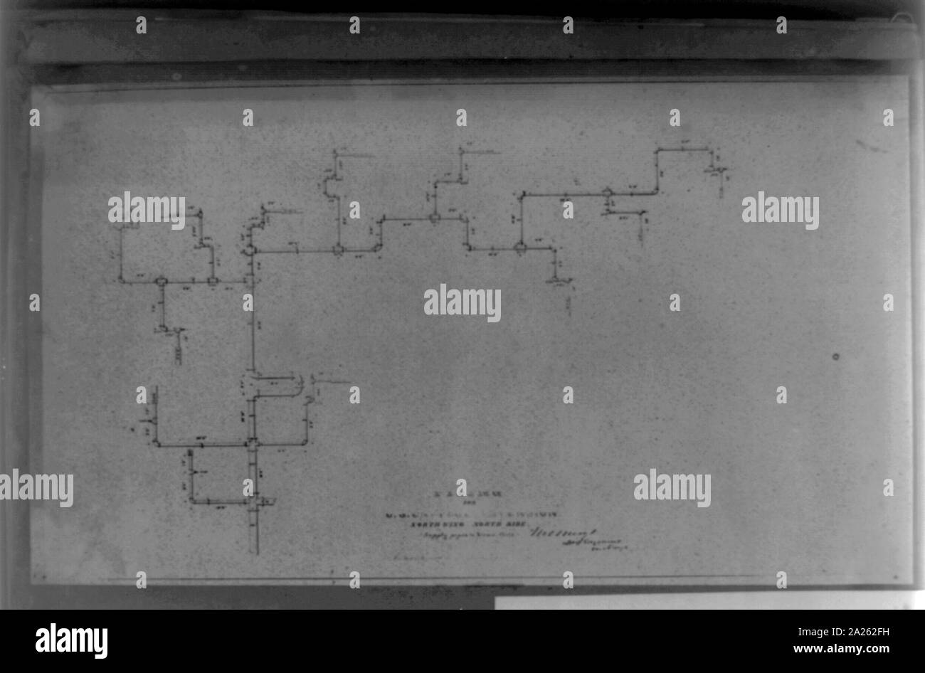 Piping for U.S. Capitol extension, north wing, north side Stock Photo ...